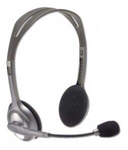 AUDIFONO HEADSET CON MICROFONO 3.5mm LOGITECH H111 | Cintegral