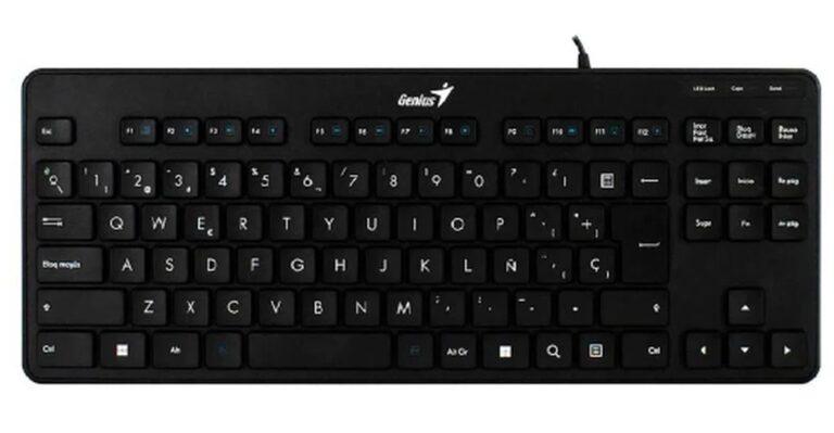TECLADO USB SIN NUMERICO GENIUS LUXEMATE 110 | Cintegral
